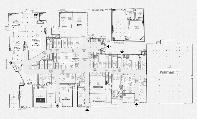 Location d'espace commercial - Galeries Rive Nord - Cominar