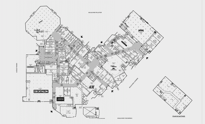 Commercial spaces leasing & rental - Mail Champlain - Cominar