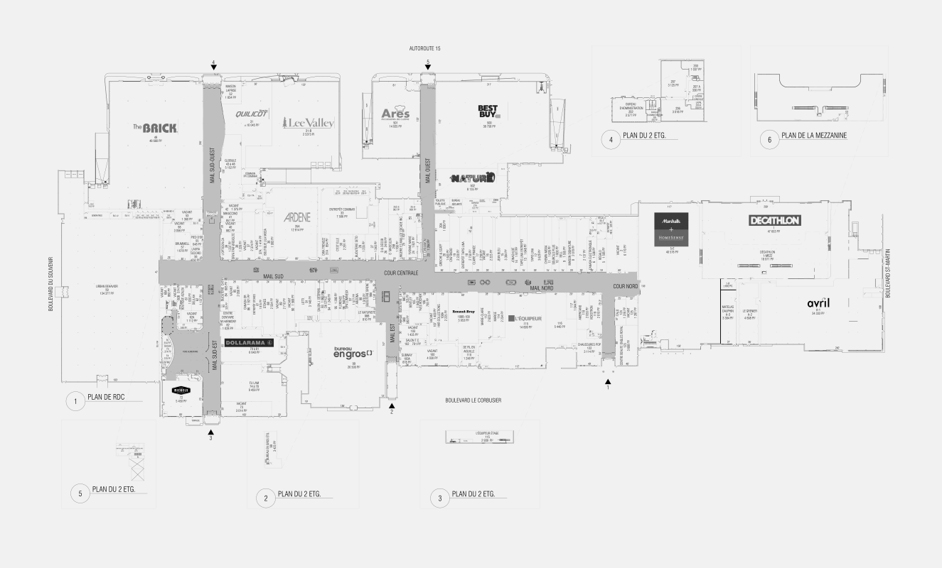 Location d'espace commercial - DUO | Centre Laval - Cominar
