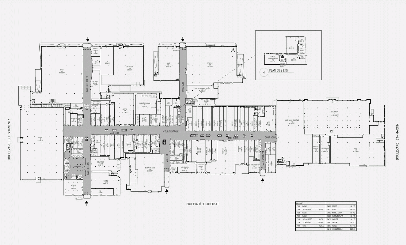 Location d'espace commercial - DUO | Centre Laval - Cominar