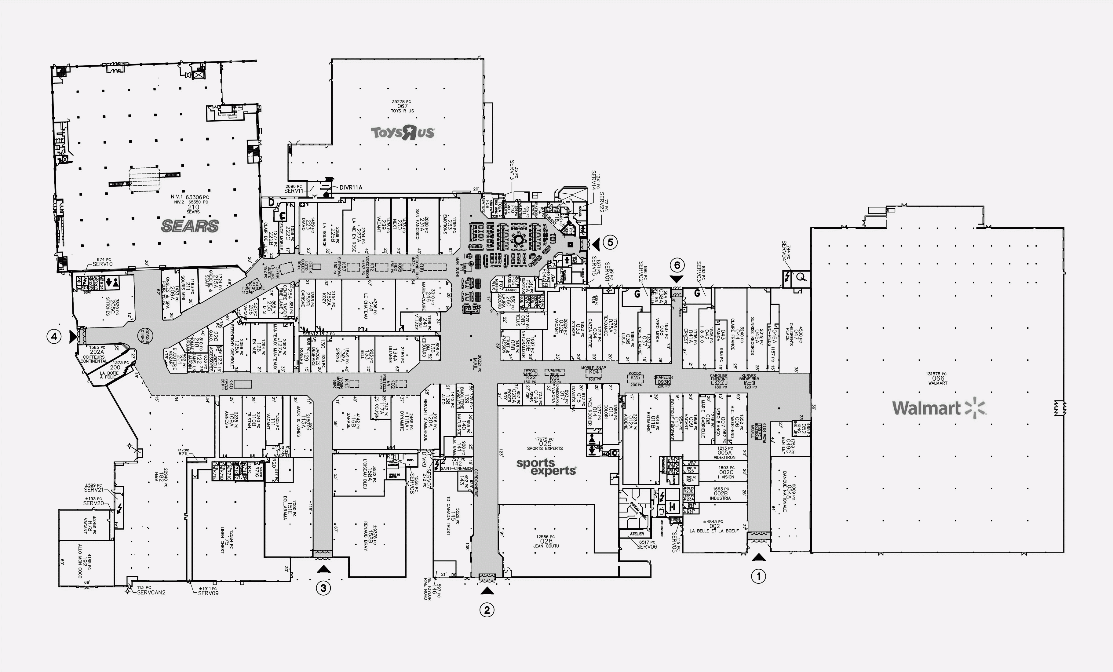 Galeries Rive Nord - Perspectivespace